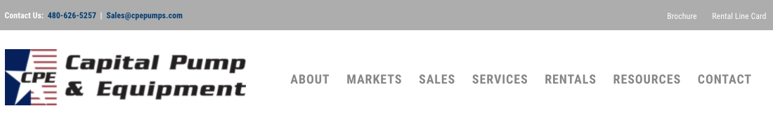 Capital Pump & Equipment Login - Capital Pump & Equipment